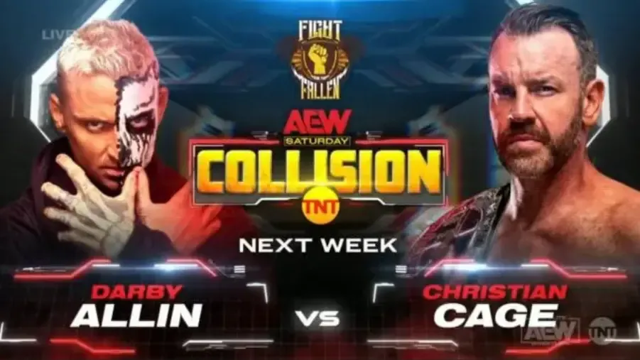 Darby Allin Vs. Christian Cage Set For AEW Collision Next Week